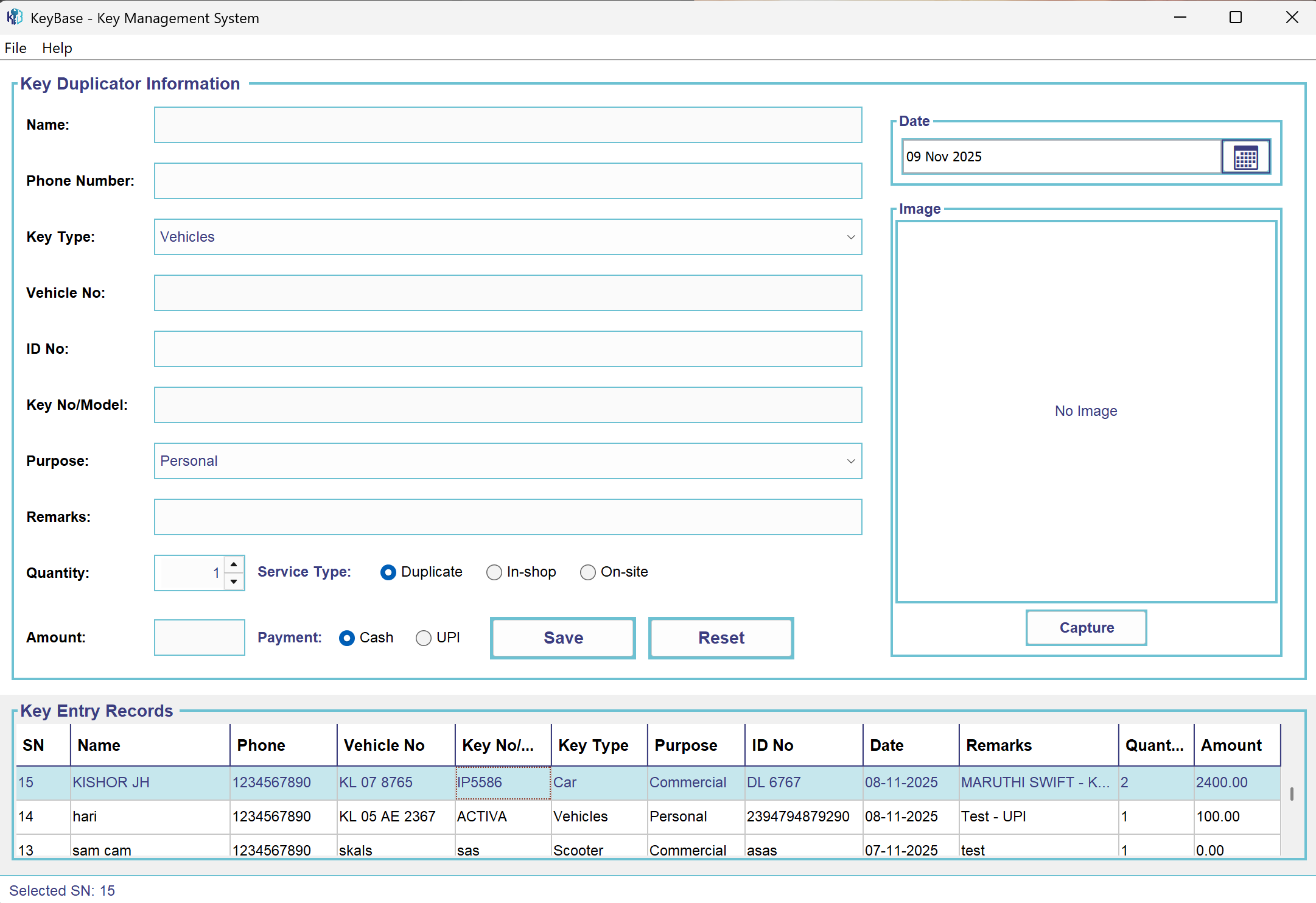 KeyBase — Professional Key Shop Management System
